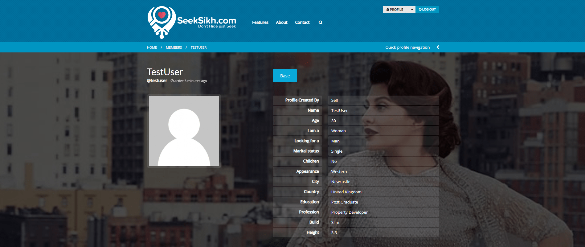 Register and Create your Profile - SeekSikh.com